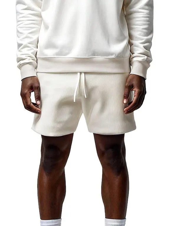 D.RT Stretch Corduroy Shorts - White