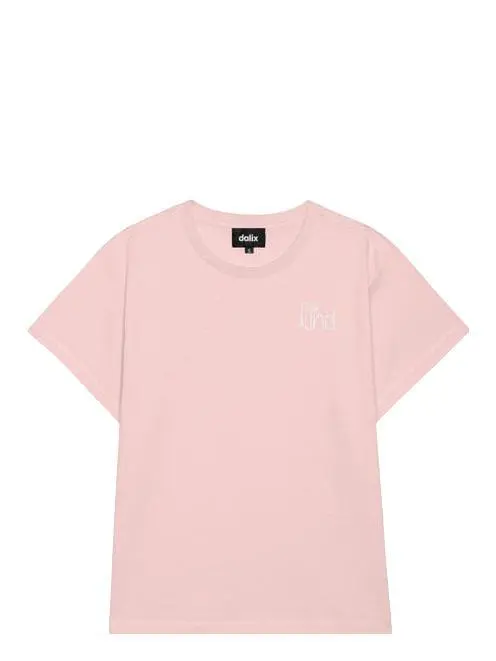 DALIX Be Kind High Waisted Tee - Rose