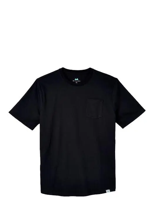 MYLES APPAREL Everyday Tee With Pocket - Black