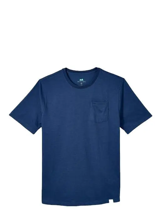MYLES APPAREL Everyday Tee With Pocket - River