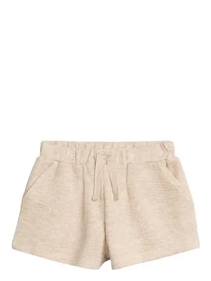 COLORED ORGANICS Avery Waffle Shorts - Heather Oat