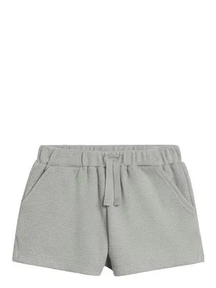 COLORED ORGANICS Avery Waffle Shorts - Mist