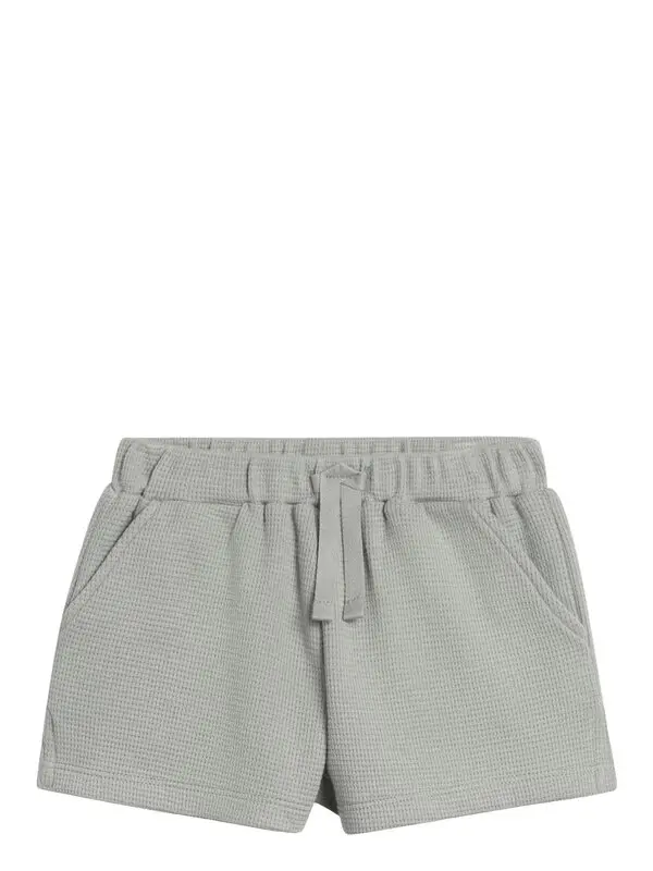 COLORED ORGANICS Avery Waffle Shorts - Mist