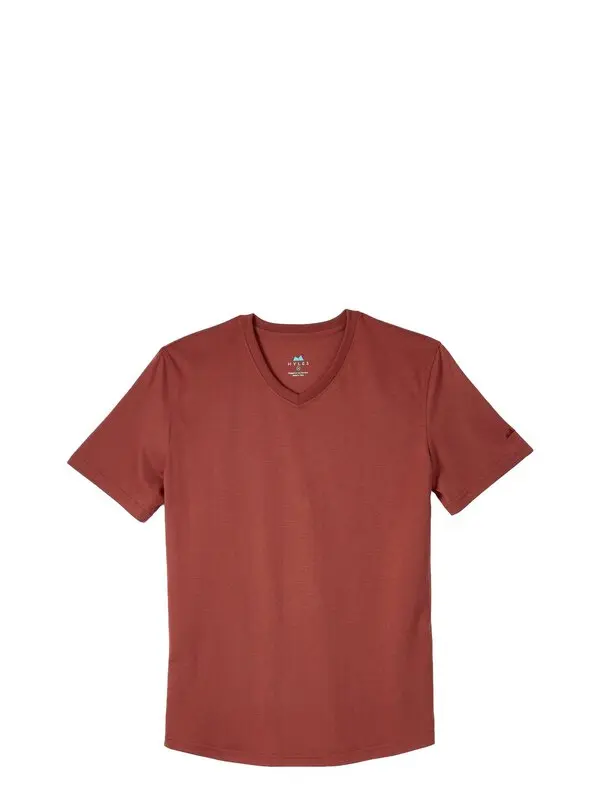 MYLES APPAREL Everyday V-neck T-shirt - Crimson