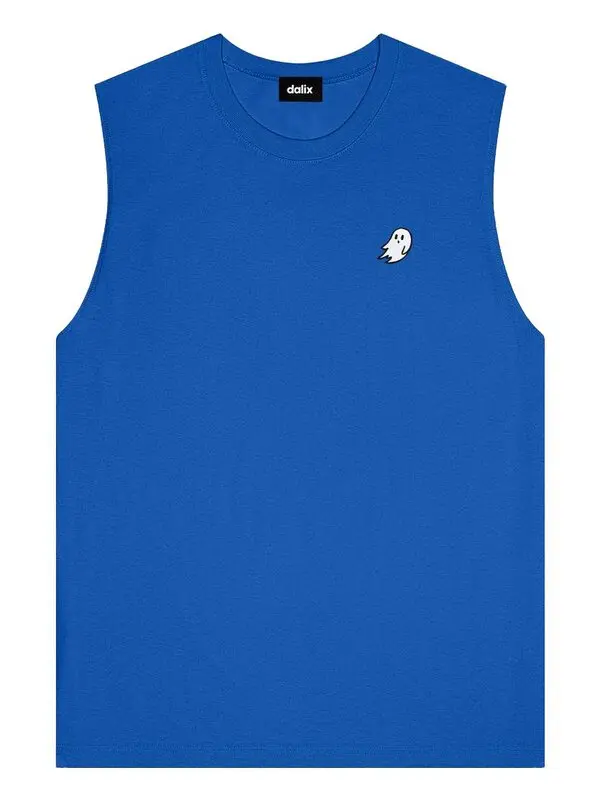 DALIX Ghost Lightweight Cotton Tank - True Royal