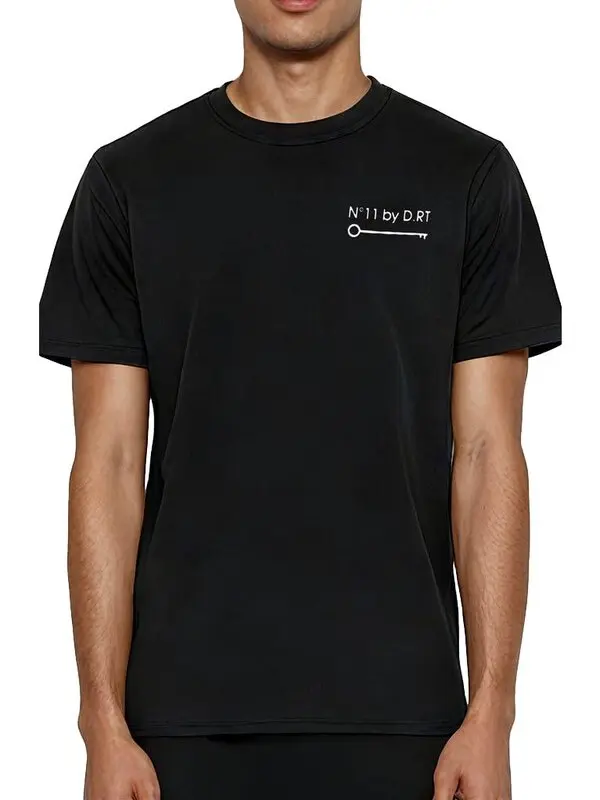 D.RT Eleven Key Graphic T-shirt - Black