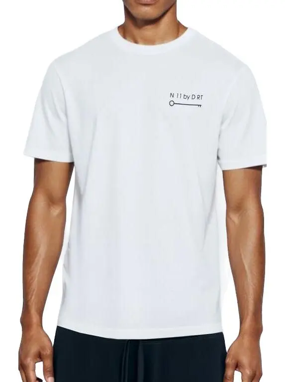 D.RT Eleven Key Cotton T-shirt - White
