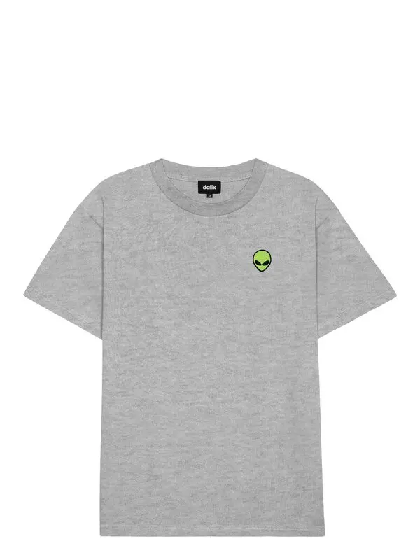 DALIX Alien Heavyweight Tee - Heather Gray