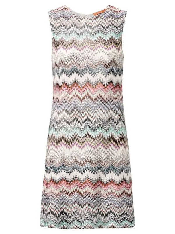 Missoni Zigzag Viscose Minidress - Multicoloured