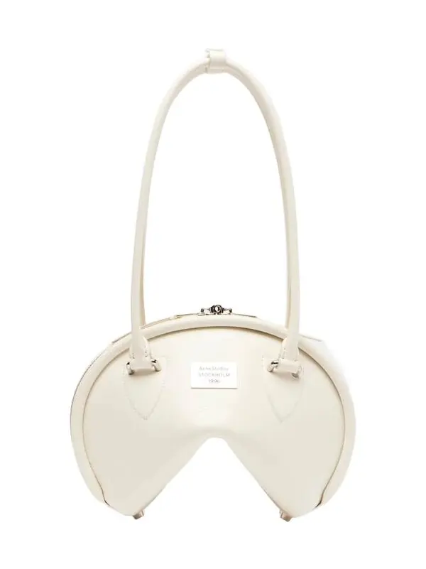 Acne Studios Small Leather Shoulder Bag - White