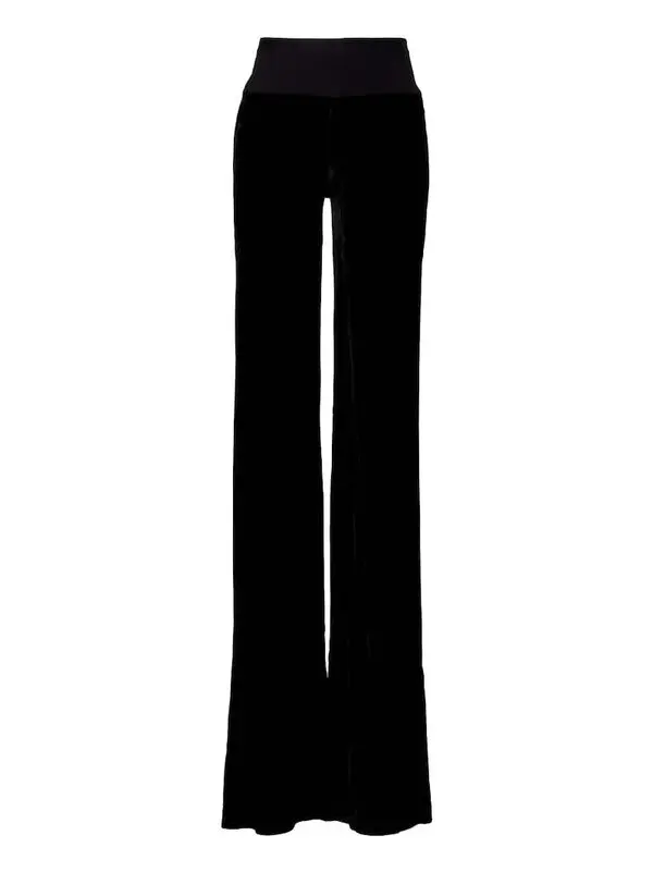 Rick Owens Bias Cady Crepe Wide-leg Pants - Black
