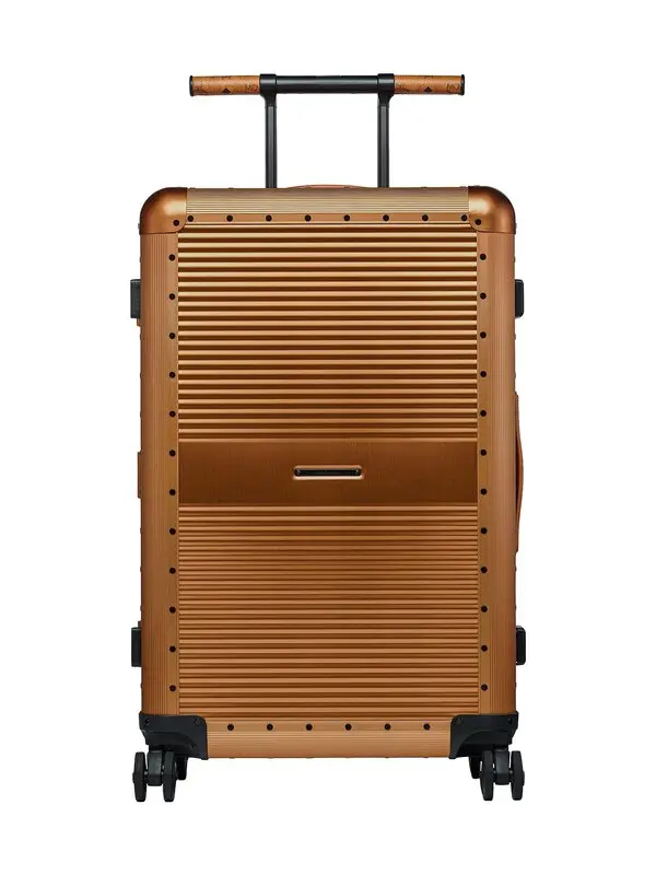 Mcm Rawrow Ottomar Check-in Trolley - Mars Gold