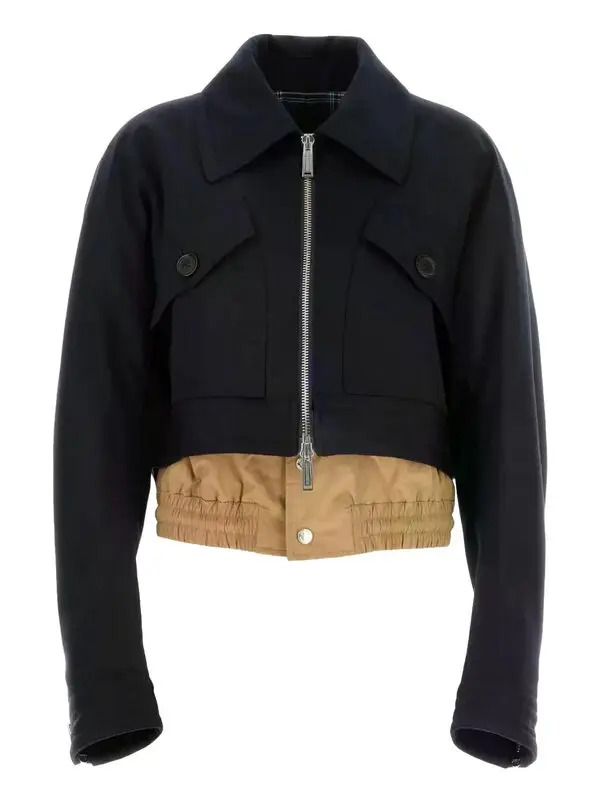 Dsquared2 Cotton-blend Cropped Jacket - Blue
