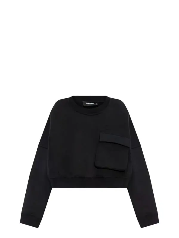 Dsquared2 Flap-pocket Sweatshirt - Black
