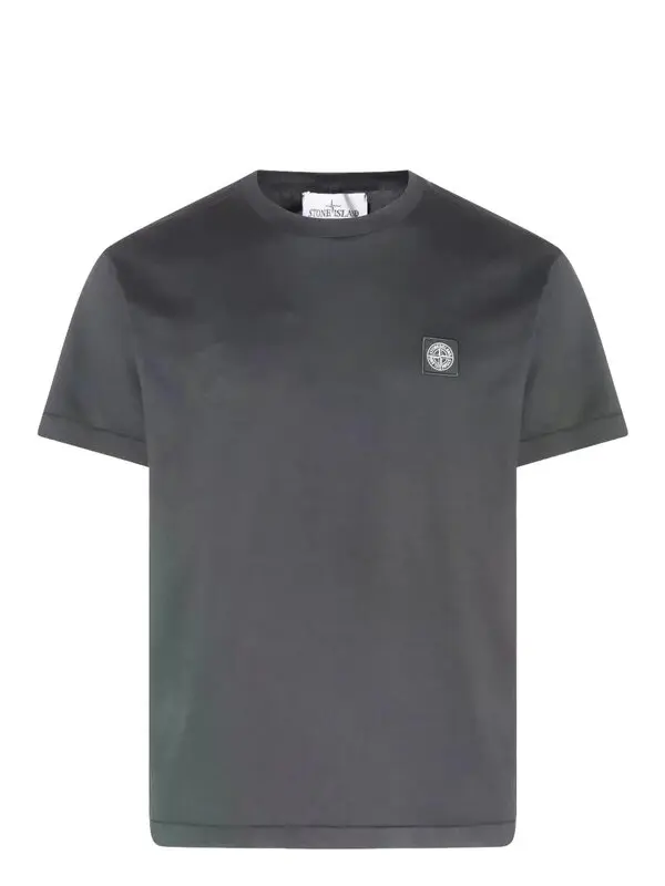 Stone Island Logo-patch T-shirt - Grey
