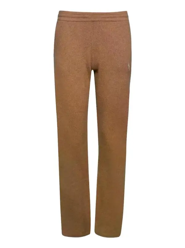 SPORTY & RICH Cashmere Elastic-waist Trousers - Brown