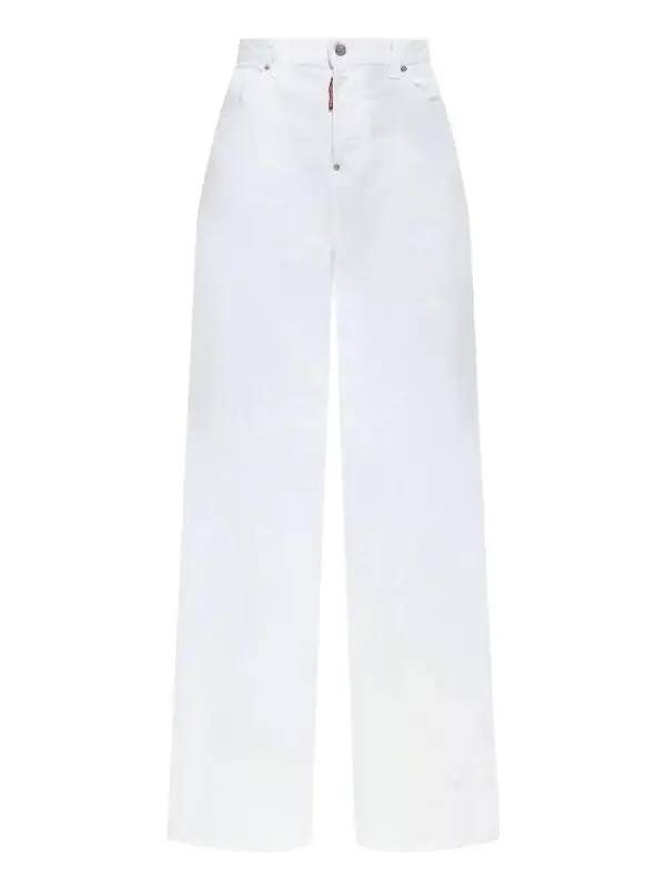 Dsquared2 Wide Leg Jeans - White