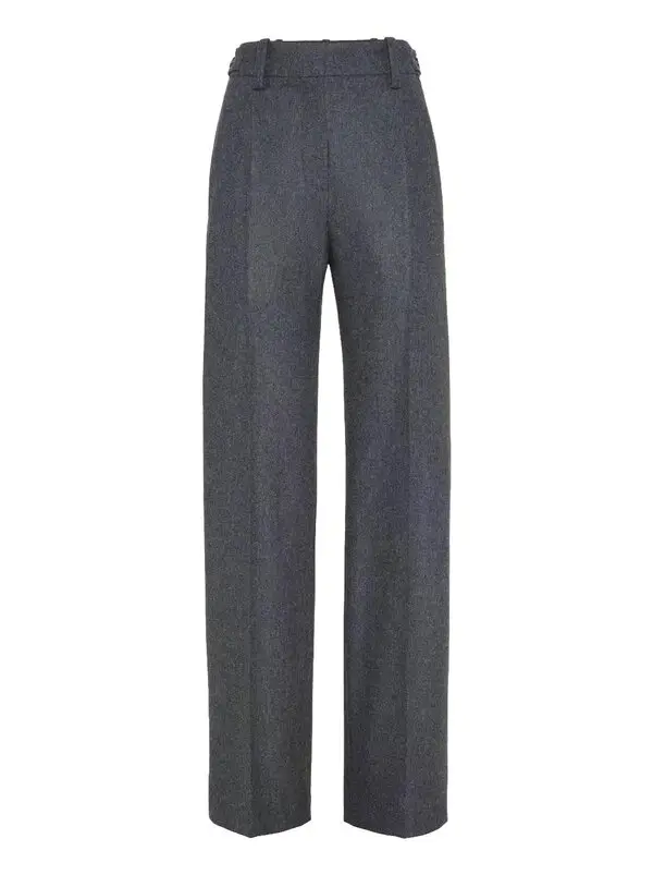 Brunello Cucinelli Tailored Wool Trousers - Grey