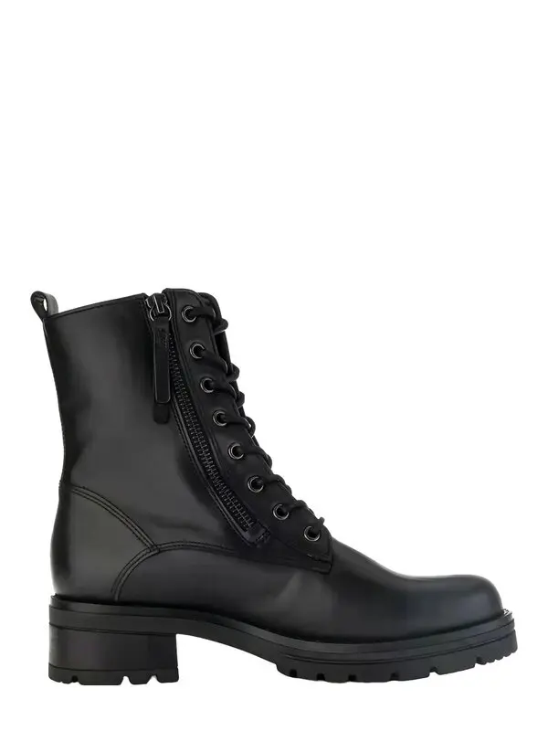 Gabor Lace-up Combat Boots - Black