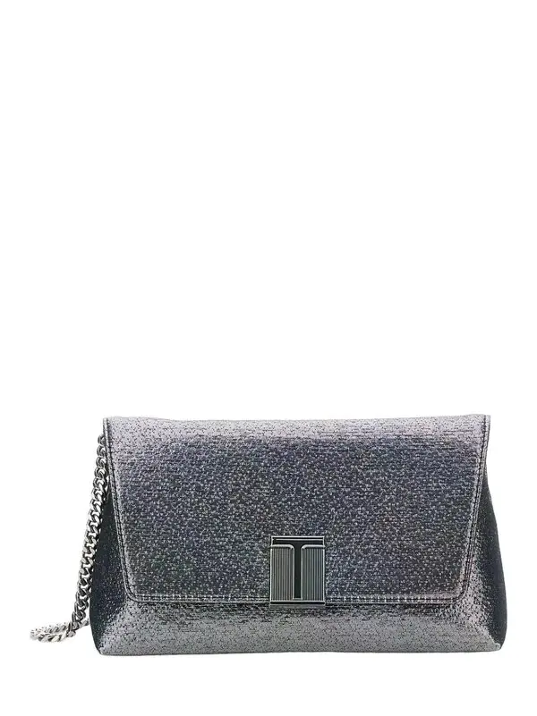 TOM FORD Mini Nobile Clutch Bag - Silver