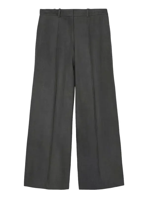 Marc O'polo Pressed-crease Tailored Trousers - Grey