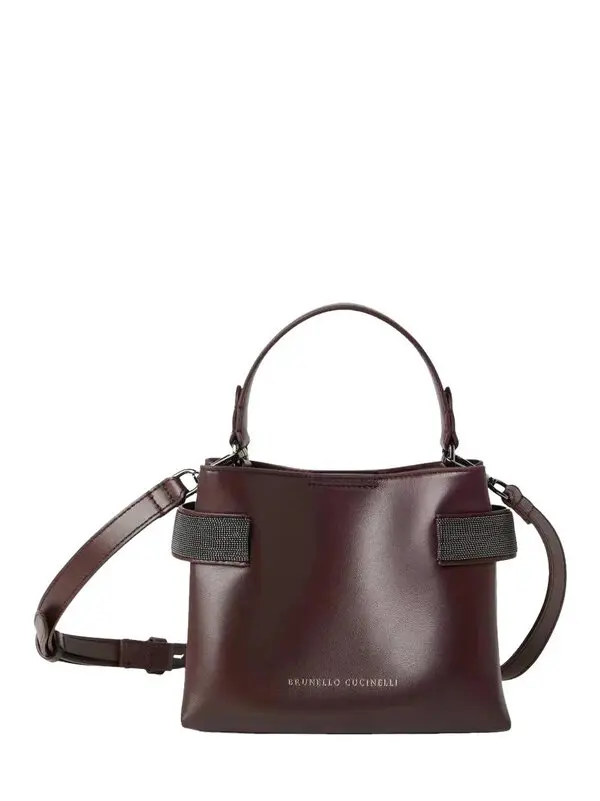 Brunello Cucinelli Mini Crossbody Bag - Brown