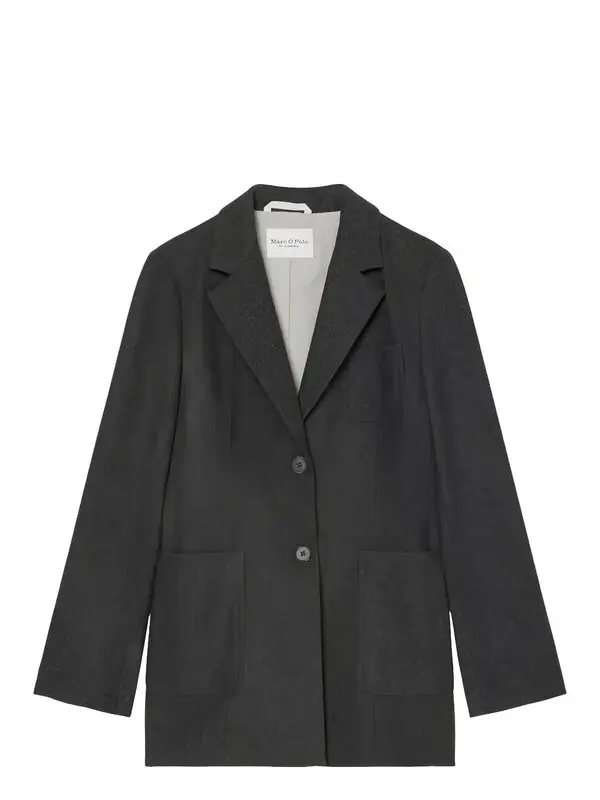 Marc O'polo Single-breasted Blazer - Grey