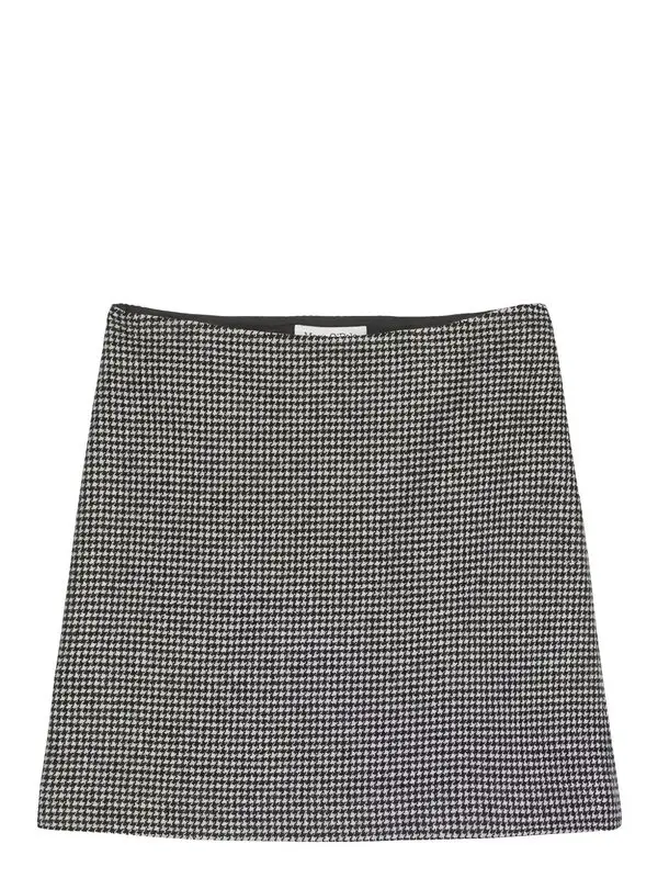 Marc O'polo Houndstooth Pattern Mini Skirt - Black