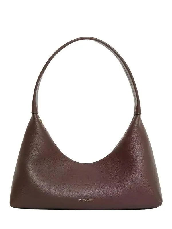 MANSUR GAVRIEL Candy Curved-handle Shoulder Bag - Brown