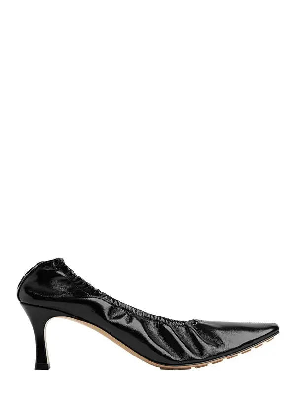 Bottega Veneta Elasticated Leather Pumps - Black