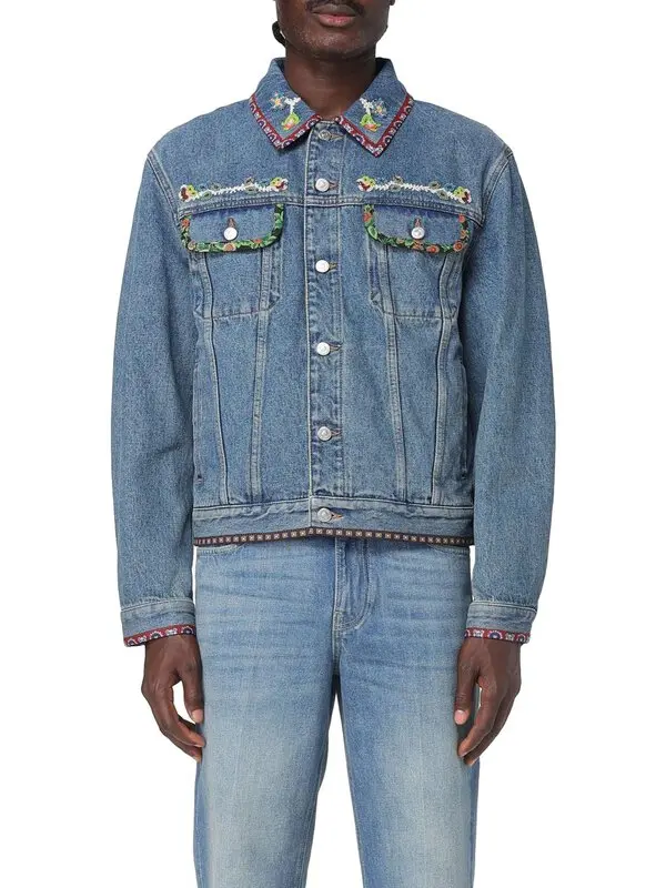 Valentino Garavani Jacket - Gnawed Blue