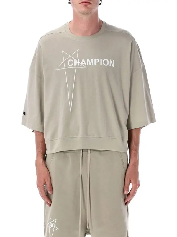 RICK OWENS X CHAMPIONS T-shirt - Pearl