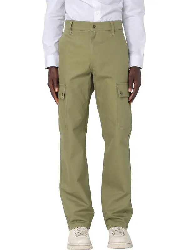 Burberry Straight Leg Trousers - Green