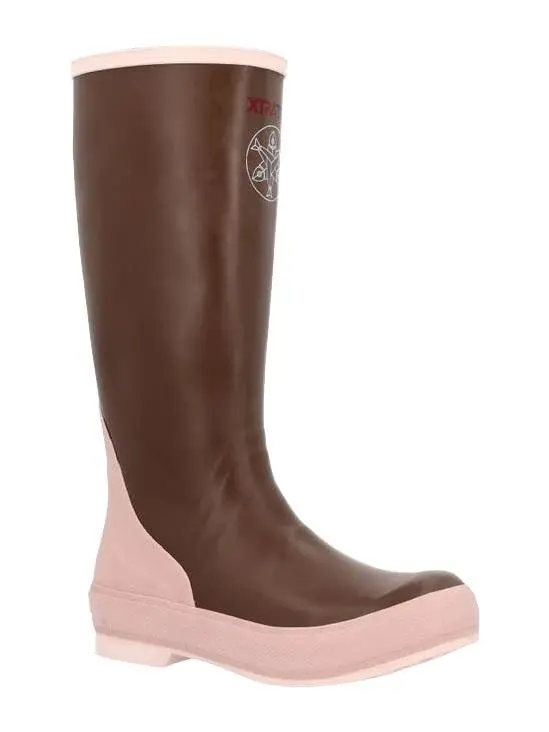 XTRATUF 15-inch Legacy Waterproof Boots - Brown/pink