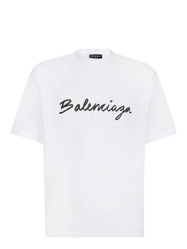 Balenciaga Medium Fit T-shirt - White