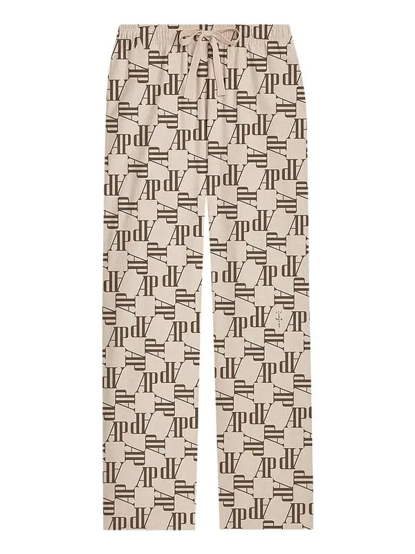CACTUS JACK BY TRAVIS SCOTT Cactus Jack X Audemars Piguet Logo Silk Pajama Pants - White