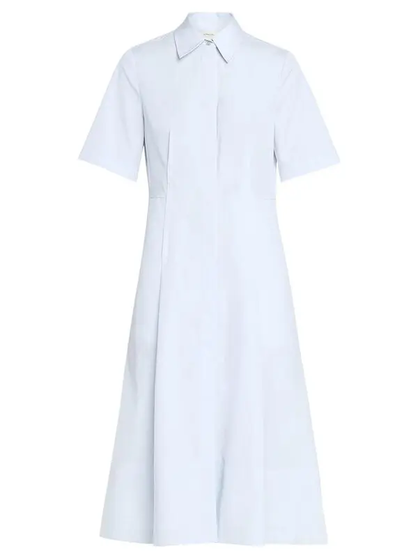 Vince Canvas Tape Shirtdress - Sky Mist