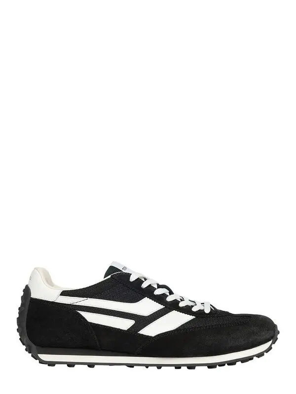 TOM FORD Mick Tech Fabric And Suede Sneakers - Black/white
