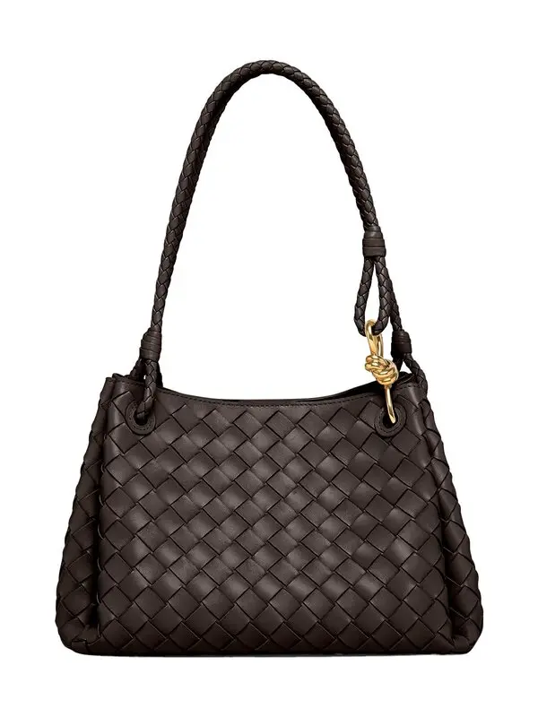 Bottega Veneta Parachute Medium Nappa Leather Shoulder Bag - Fondant