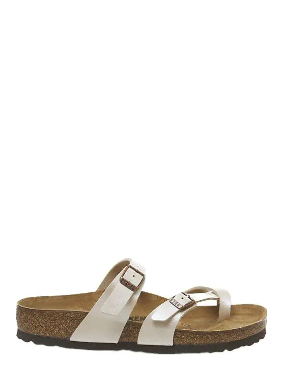 BIRKENSTOCK Mayari Cross Strap Sandals - Graceful Pearl White