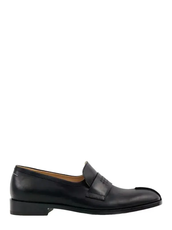 MAISON MARGIELA Tabi Leather Loafers - Black
