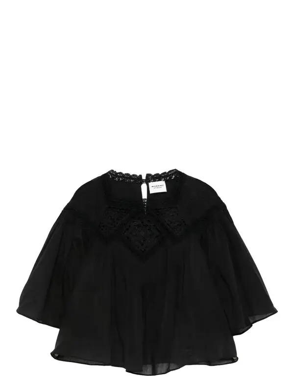 MARANT ETOILE Garia Top - Black
