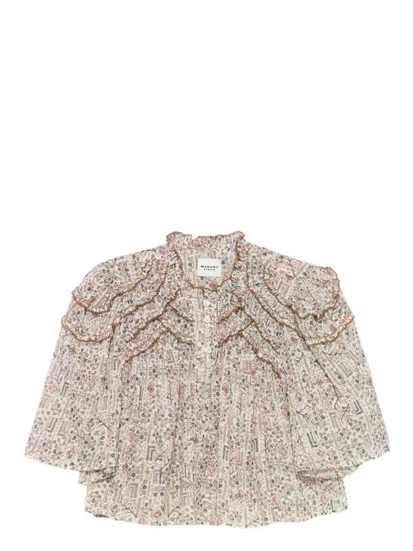 MARANT ETOILE Carmen Blouse - Neutrals