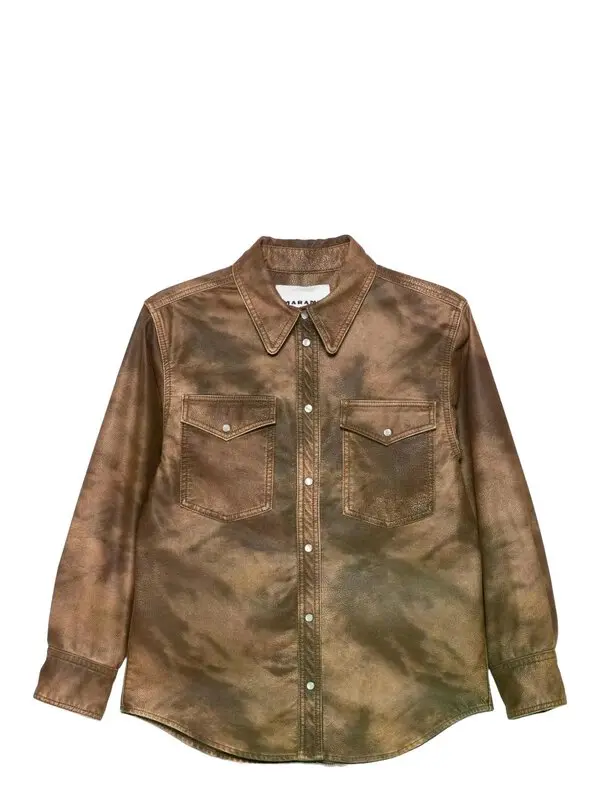 MARANT ETOILE Karima Shirt - Brown