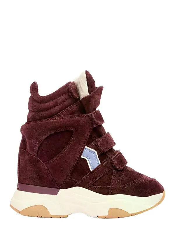 Isabel Marant Balskee Wedge Sneakers - Red