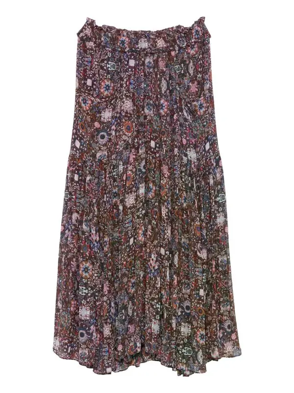 MARANT ETOILE Besma Maxi Skirt - Red