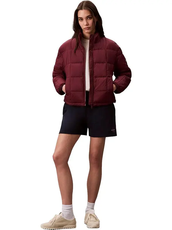 Calvin Klein Lightweight Puffer Jacket - Deep Rouge