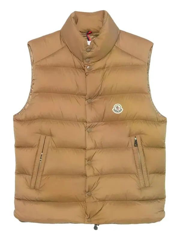 Moncler Tibb Quilted Gilet - Neutrals