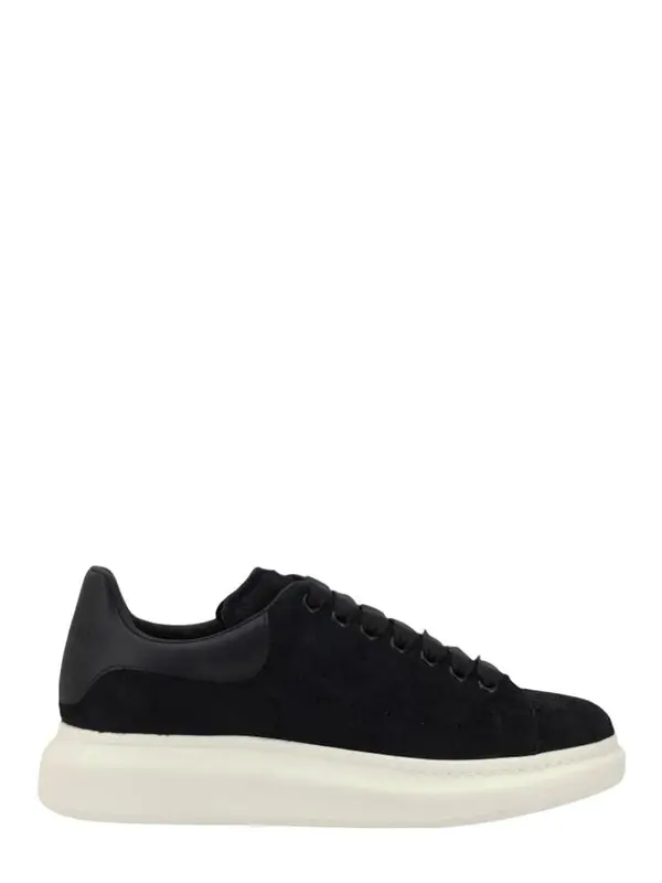 Alexander McQueen Oversized Suede Sneakers - Black