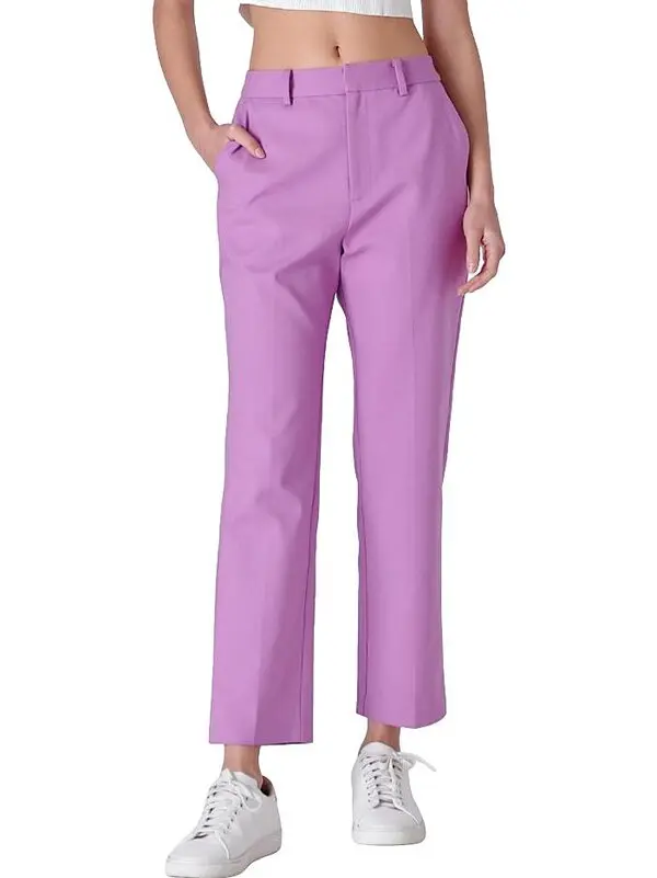 English Factory Slim Cigarette Trousers - Lilac